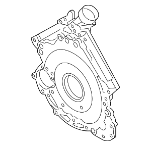 2017-2019 Audi Rear Main Seal Retainer 06E-103-171-DE | TascaParts.com