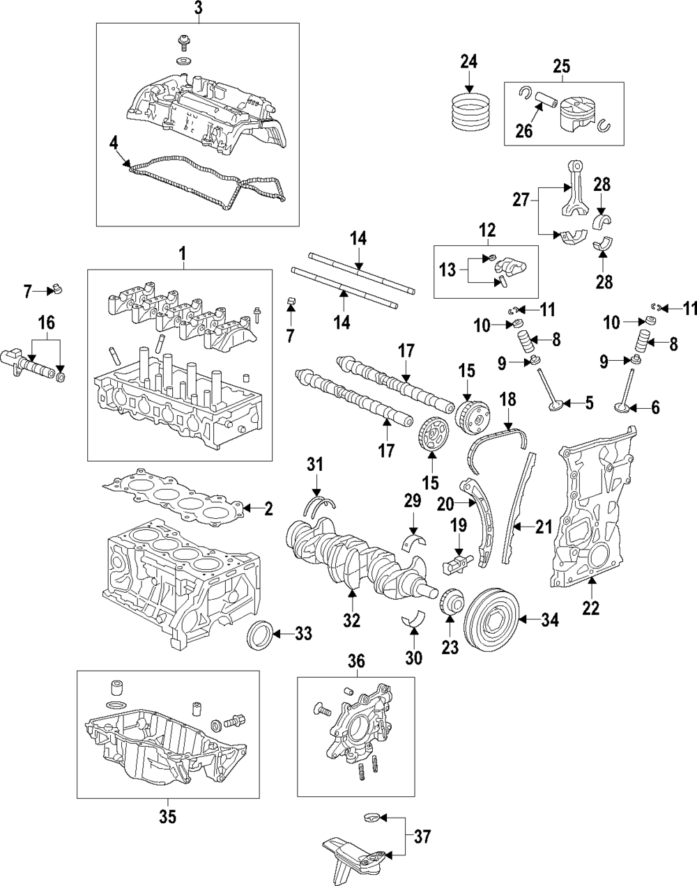 15810-6A0-A01 - Control Valve Solenoid 2018-2024 Honda Accord | Honda ...