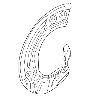 Genuine BMW 34-10-6-871-904 | Splash Shield | FREE Shipping on Most ...