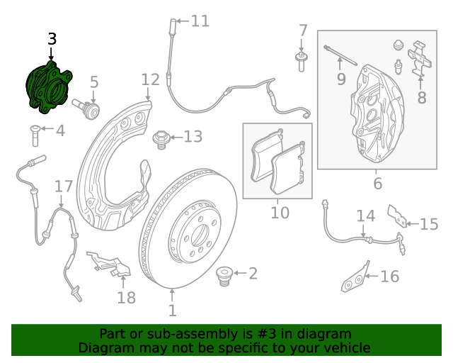 31206890070 - 2018-2024 BMW Hub Assembly (31-20-6-890-070) | BMW of ...