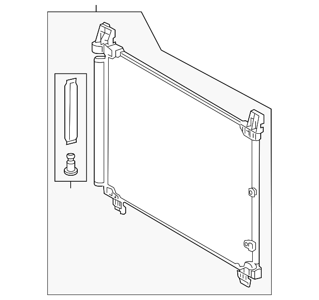 88460-24100 - A/C Condenser - 2015-2016 Lexus | DiscMonster