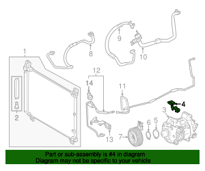88688-33570 - Compressor Bracket - 2015-2023 Lexus | MyLexusParts