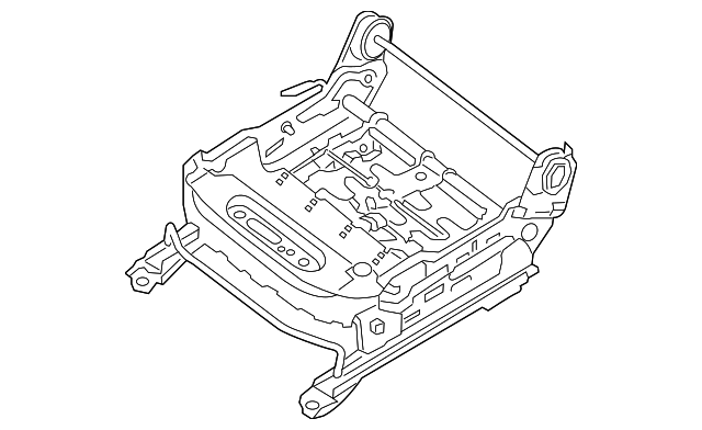 2015-2017 Nissan Altima Cushion Frame 87301-9HP4A | TascaParts.com