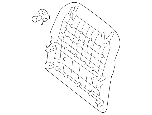 2013-2015 Nissan Altima Seat Back Panel 87640-3TA0B | OEM Parts Online