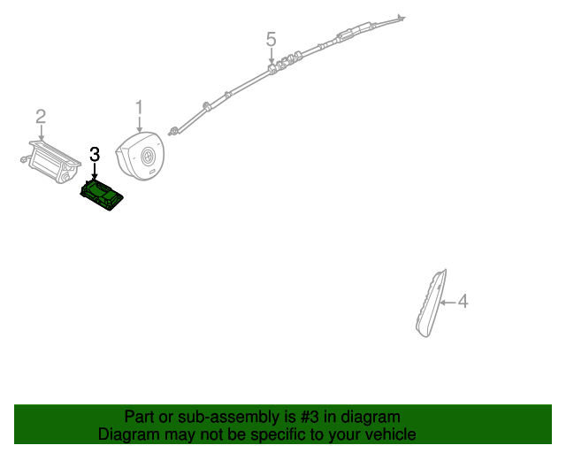 Genuine BMW 72-12-9-227-526 | Knee Inflator Module | FREE Shipping on ...
