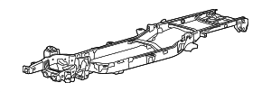 Genuine OEM Ford Part - Frame Assembly RL3Z-5005-N | Genuine OEM Ford ...