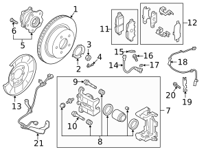 2019-2020 Infiniti QX50 Brake Pads Rear D4060-5NA0A | OEM Parts Online