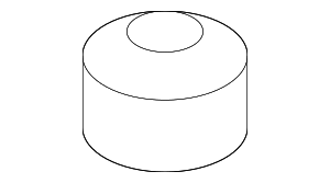 54584-4D000 - Lower Control Arm Front Bushing 2006-2011 Kia Sedona ...