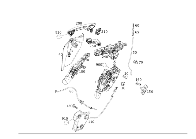292-733-01-39 - Securing Rod 2016-2019 Mercedes-Benz | Mercedes-Benz ...