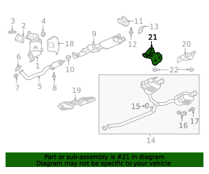 2018-2025 GM Driver Side Exhaust Muffler Heat Shield 84187472 GM ...