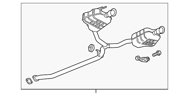 Exhaust Muffler with Exhaust Aftertreatment 84925264 | TascaParts.com