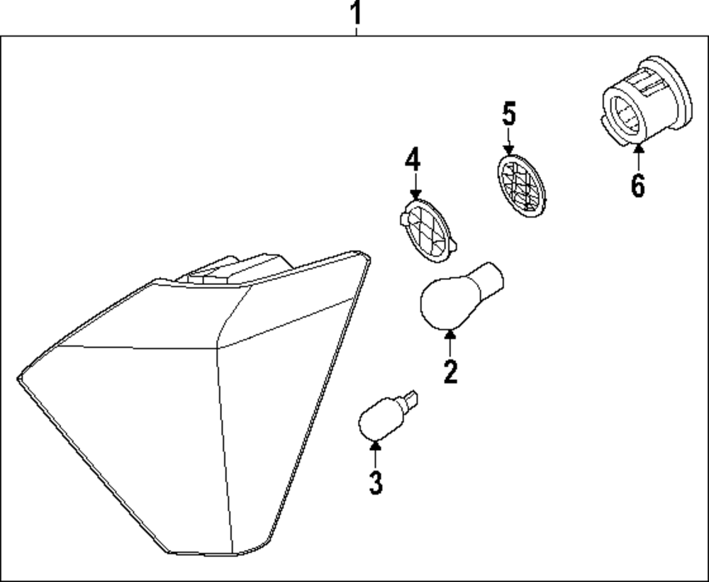 2024-2025 Hyundai Signal Lamp Assembly 92405-BE110 | Retail Performance ...
