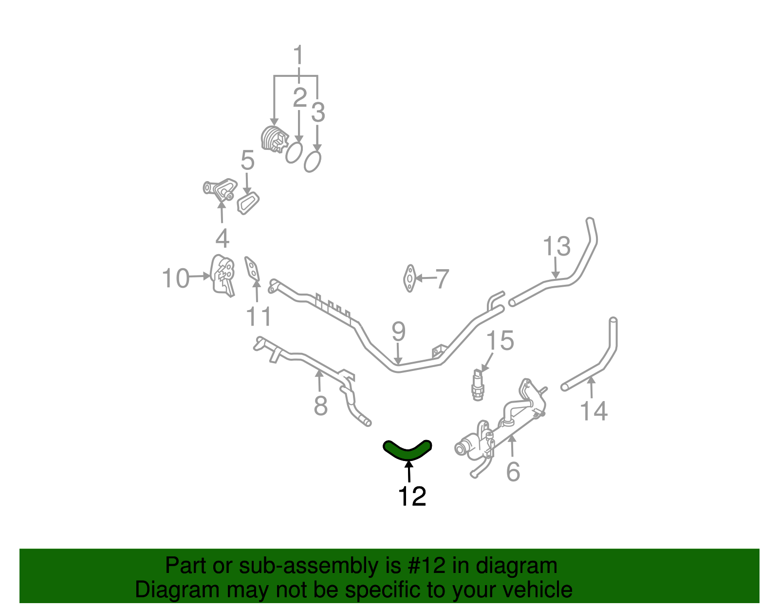92400-CA000 - HVAC Heater Hose - 2003-2006 Nissan Murano | Nissan OEM ...