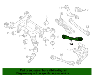 33-32-6-867-537 - Ft Lateral Arm 2016-2024 BMW | AutoNationParts.com