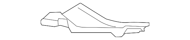 222-690-11-30 - Fender Liner Extension 2014-2021 Mercedes-Benz ...