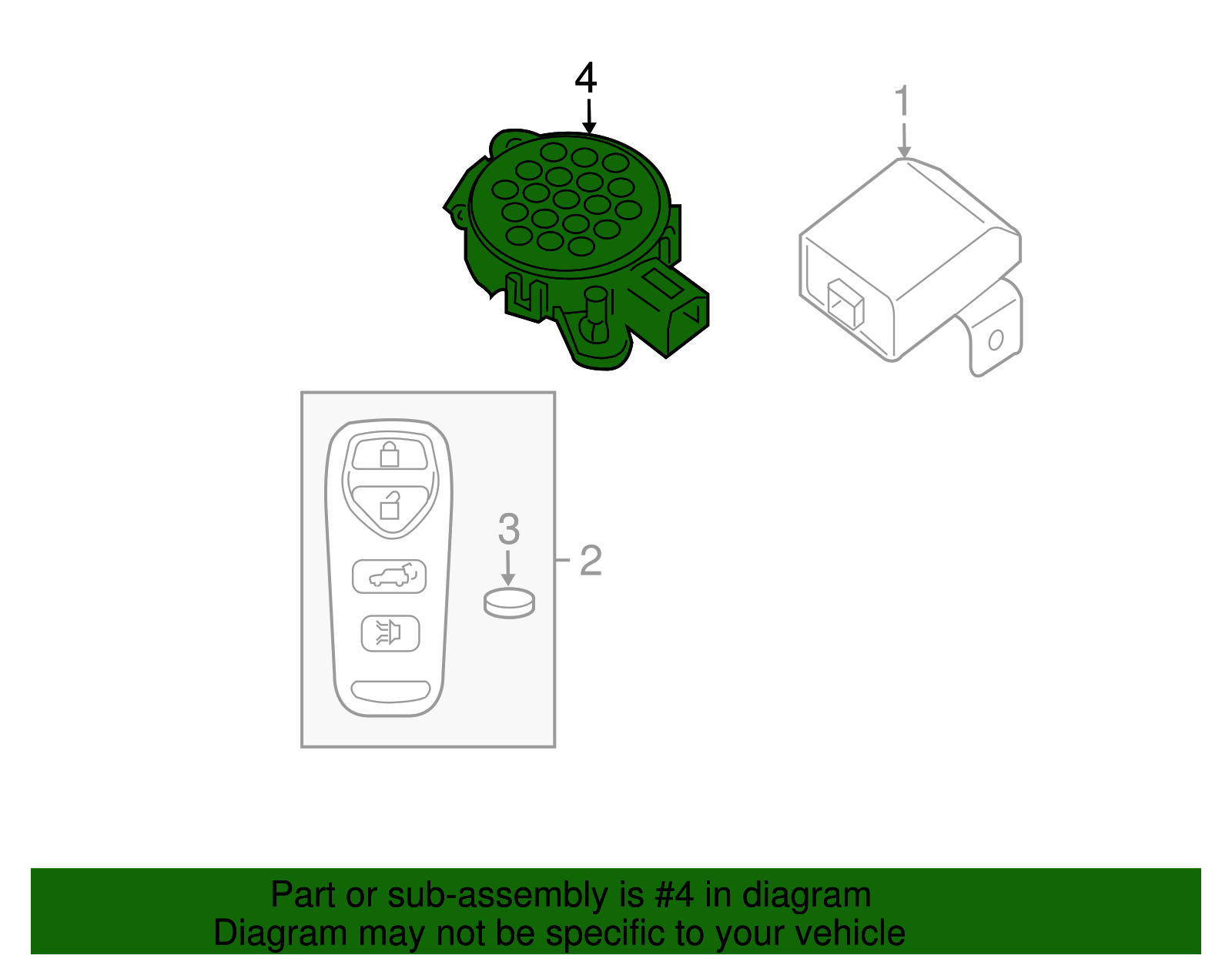 2004-2021 Nissan Buzzer 25640-7S200 | Nissan Parts Central