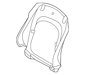 39833392 - Seat Back Panel - 2016-2020 Volvo | Volvo OEM Parts Direct