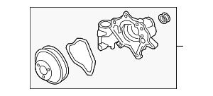 9A2-106-040-04 - Water Pump Assembly 2017-2024 Porsche | Delaware ...