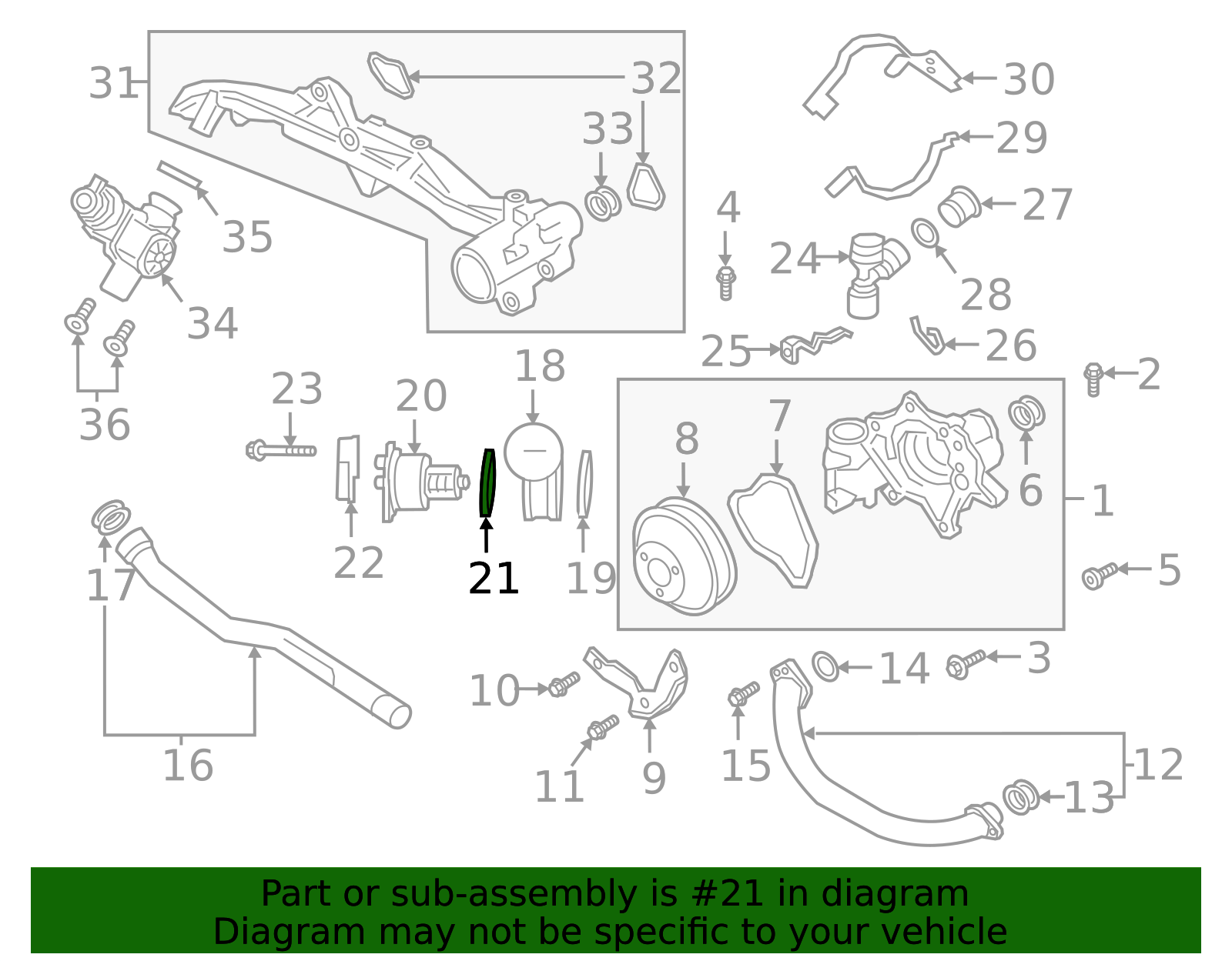 2012-2025 Porsche Engine Coolant Thermostat Gasket 0PB-121-688 | Gaudin ...