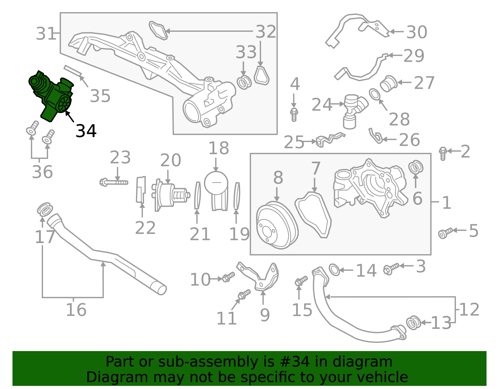 2012-2024 Porsche Valve 0PB-121-959 | Sunset Porsche Parts