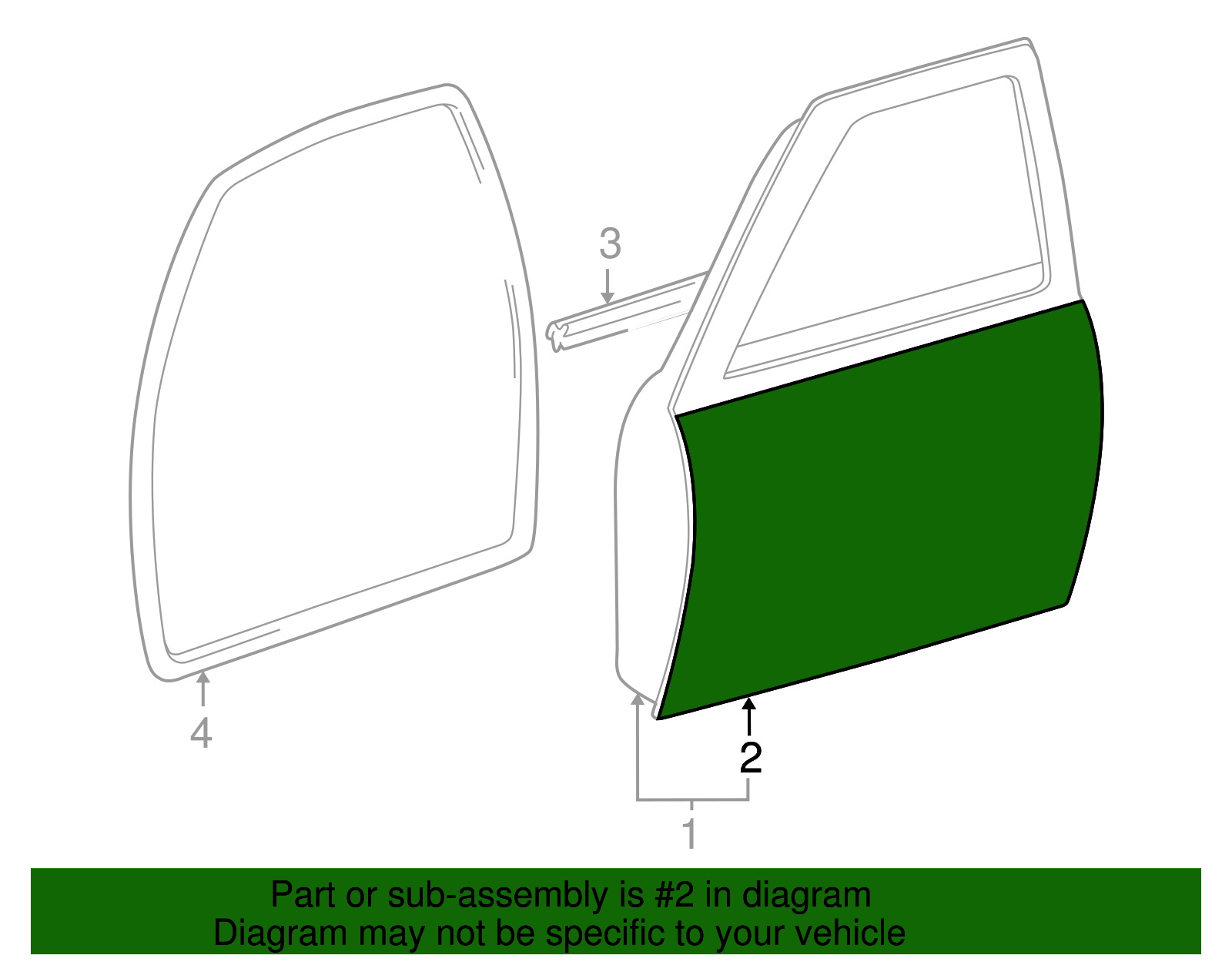 67112-04061 - Outer Panel 1995-2004 Toyota Tacoma | Longo Toyota Parts