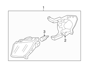 2010-2015 Hyundai Tucson Fog Lamp Assembly 92201-2S000 | OEM Parts Online