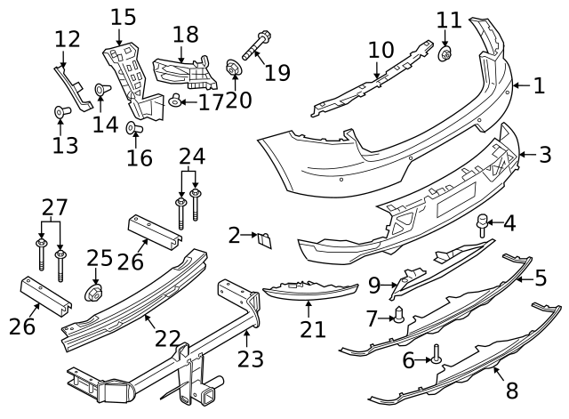 2015-2021 Porsche Macan Lower Trim 95B-807-834-K-1E0 | Porsche Marin