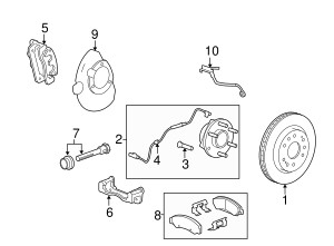 84331227 GM Brake Hydraulic Hose | GM Parts Store