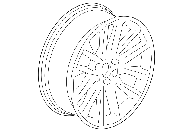 2017-2020 Cadillac Wheel, Alloy 84497727 GM | GMPartsDirect.com
