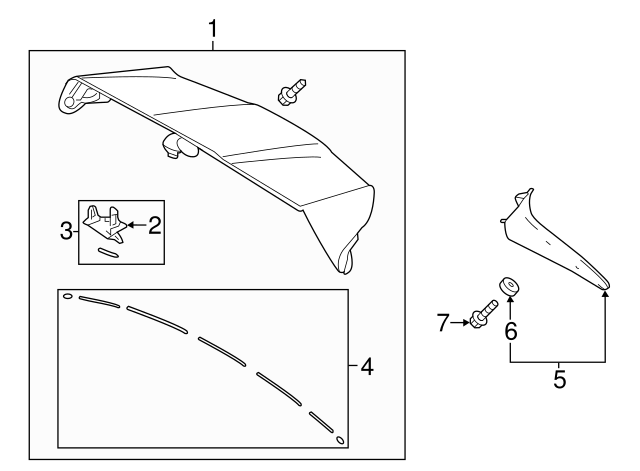 76088-0E021 - Side Spoiler 2014-2019 Toyota Highlander | Longo Toyota Parts