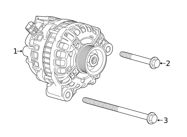 (Replaces 13552630) Alternator 13563314 GM | GMPartsDirect.com