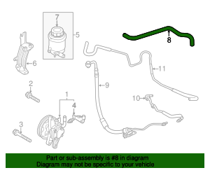 57530-2K000 - Suction Hose 2010-2011 Kia Soul | Kia.Parts Store