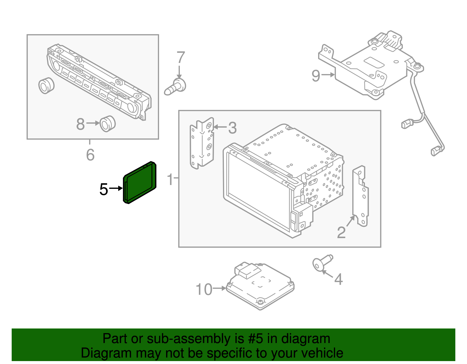 2016-2017 Kia Memory Card 96554-C6002 | QuirkParts