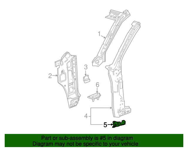 20985510 - Passenger Side Body Side Outer Front Panel 2014-2019 GM ...