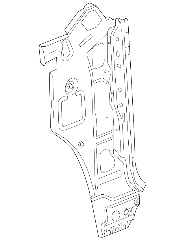 2014-2020 GM Driver Side Body Hinge Pillar Inner Panel 23127926 ...