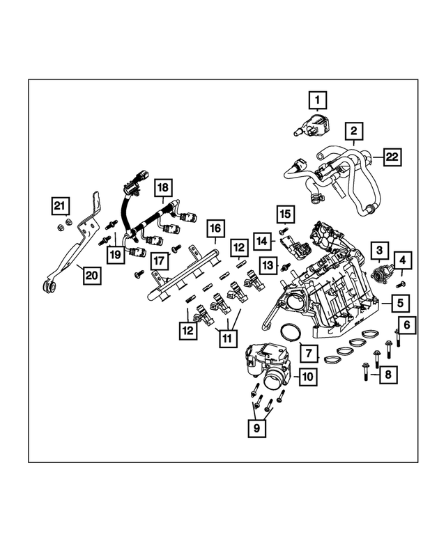 MOPAR GENUINE ENGINE WIRING BRACKET - 68270197AA - 68270197AA | Mopar ...