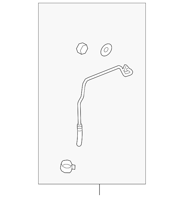 2019-2024 Ford Automatic Transmission Oil Cooler Hose Assembly JX6Z ...