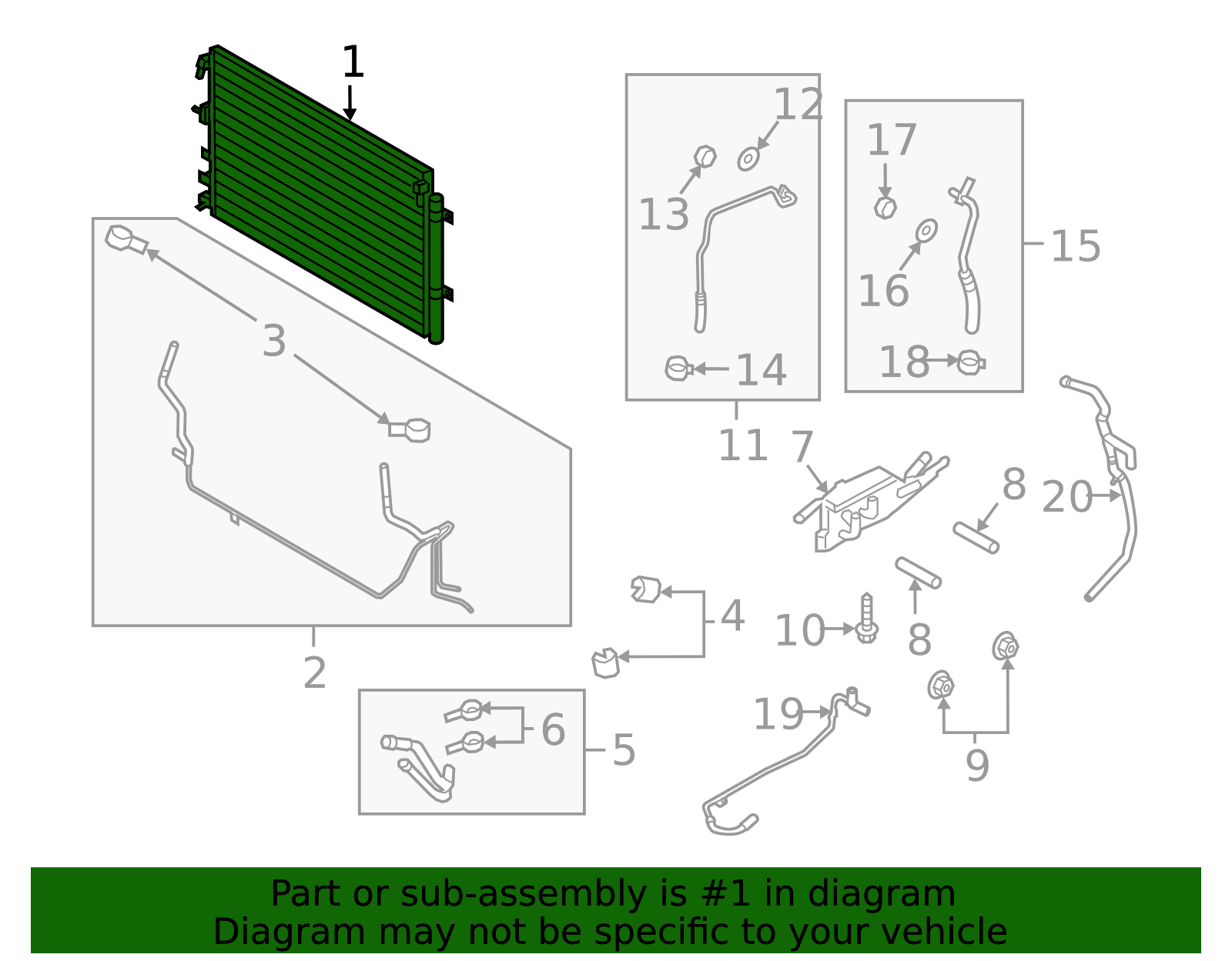 J1GZ-7869-B - Oil Cooler 2019-2025 Ford | AwesomeParts.com