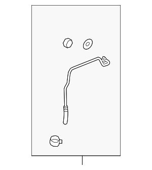 2019-2024 Ford Automatic Transmission Oil Cooler Hose Assembly JX6Z ...