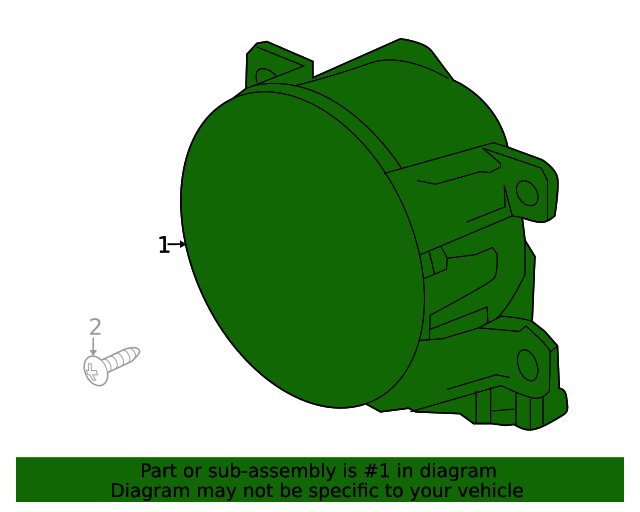 2021-2024 Honda Fog Lamp 33950-T20-A01 | Genuine Honda Parts