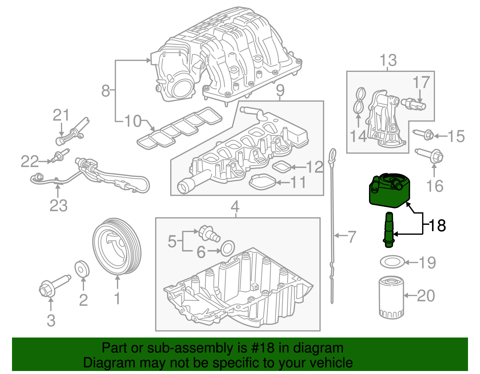 DK4Z-6A642-A - Oil Cooler 2015-2024 Ford | AutoNation Parts