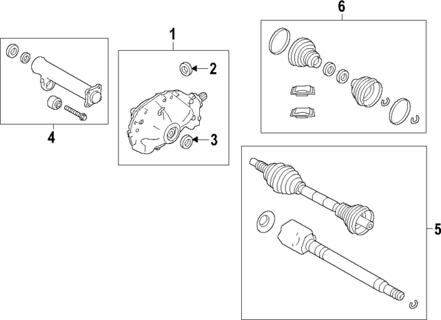 Genuine Differential Pinion Seal for 2010-2024 Land Rover | Land Rover ...