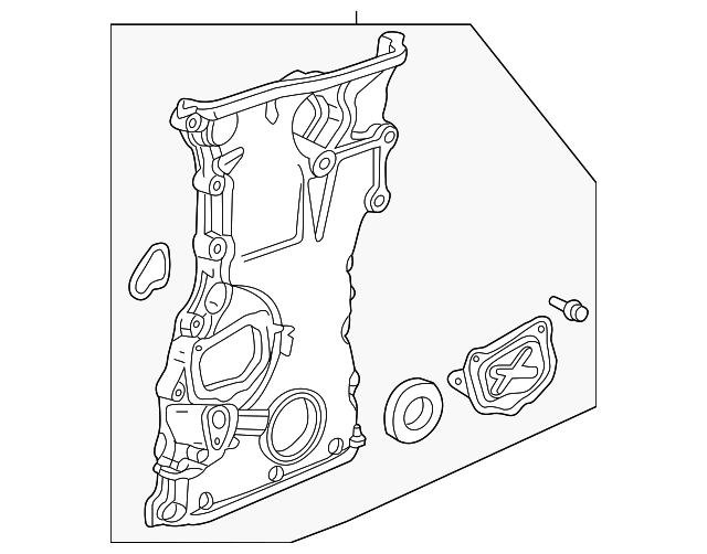 11410-R40-A01 - Engine Timing Cover 2008-2015 Honda | AutoNation Parts