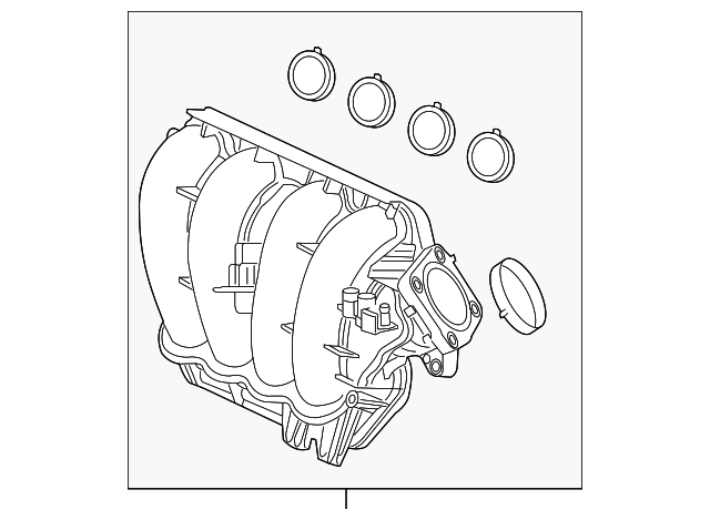 17100-R40-A00 - Intake Manifold 2008-2015 Honda | Honda Parts Online