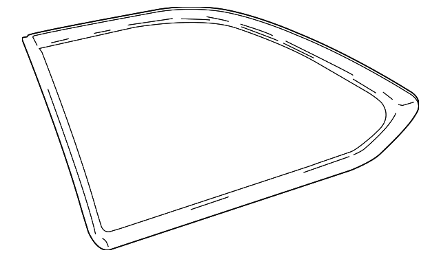 2014-2019 Toyota Highlander Quarter Glass 62710-0E150 | OEM Parts Online