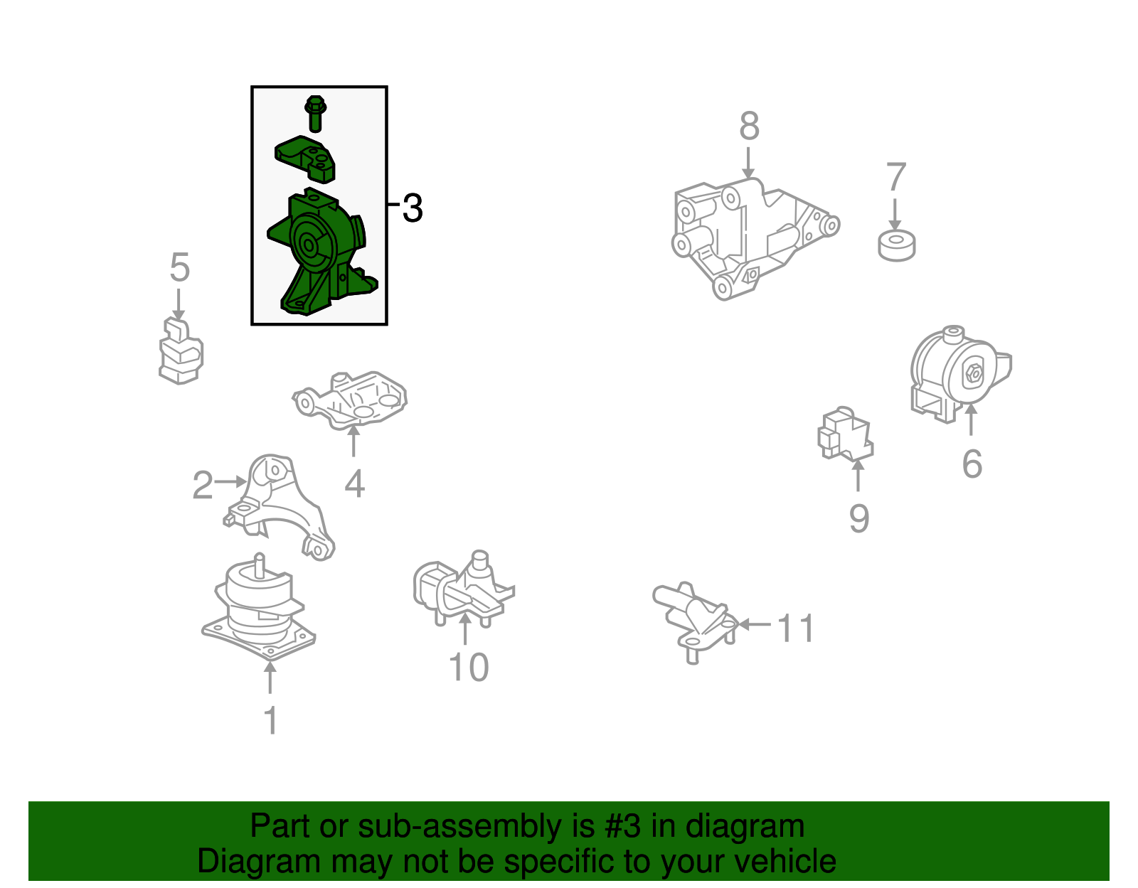 OEM 2006-2014 Honda Ridgeline Side Mount 50820-SJC-A01 | Honda ...