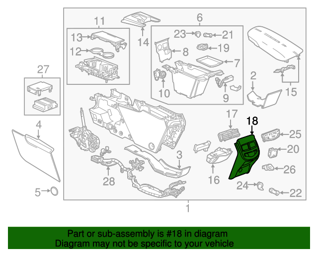 84458414 GM Rear Trim | GM Parts Store