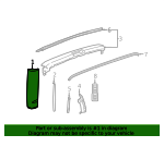 1996-2024 GM Rear Driver Side Door Outer Extension Panel 84410857 GM ...