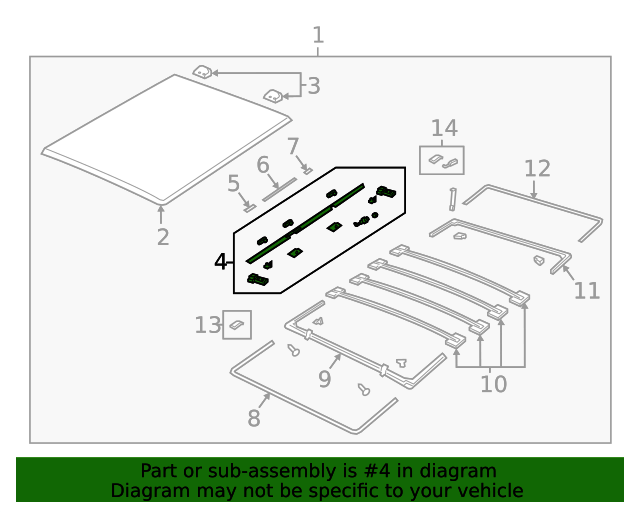68422653AB - Frame Side Rail Left - 2019 2020 Ram 1500 | Mopar Parts Canada