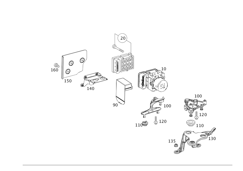 Control Unit - Part #204-545-80-32-64 | Mercedes Parts Center